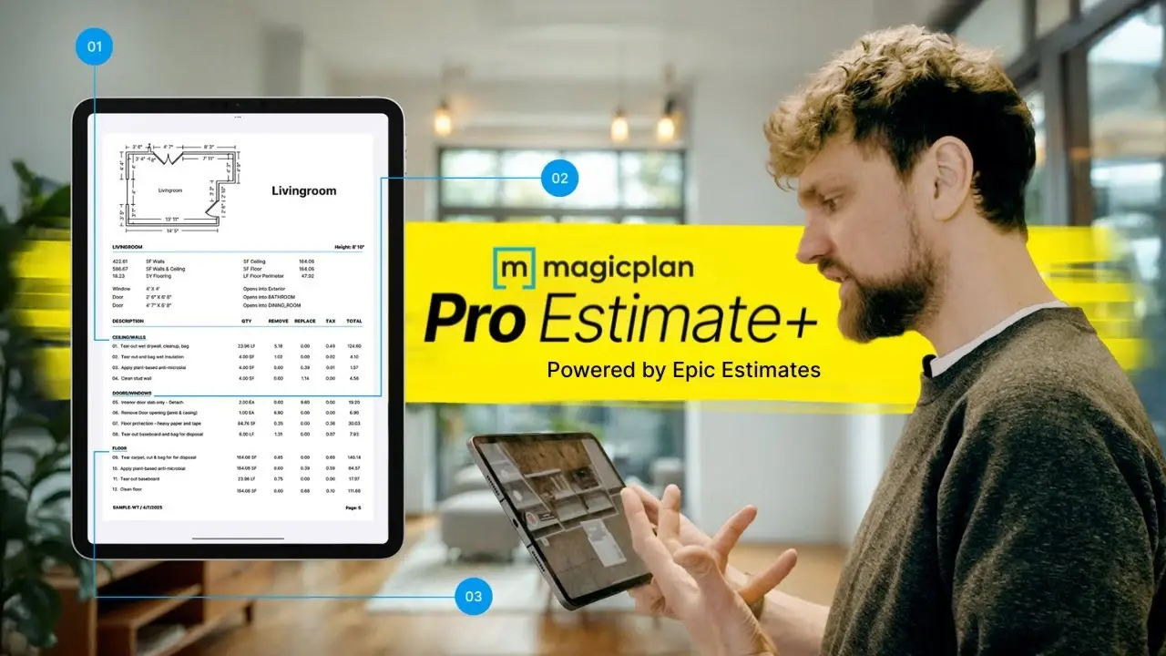 How to Build Better Estimates with magicplan Pro Estimate+ To Get Paid